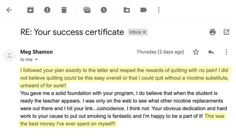 The CBQ Quit Smoking Program - CBQ Method
